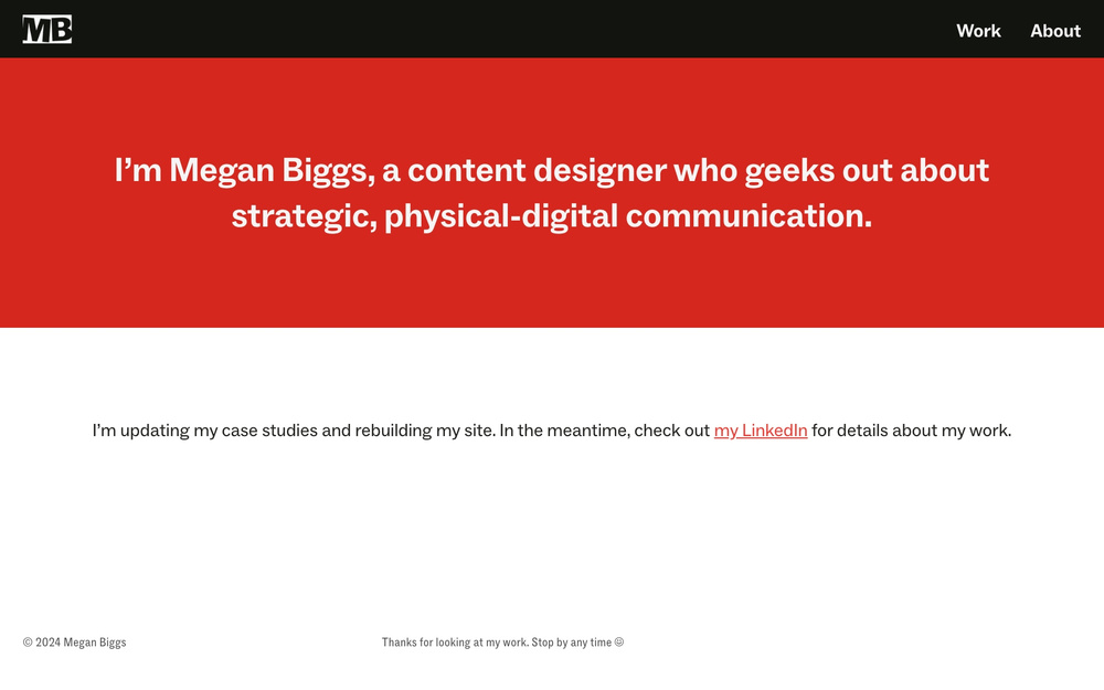 Megan Biggs' Portfolio