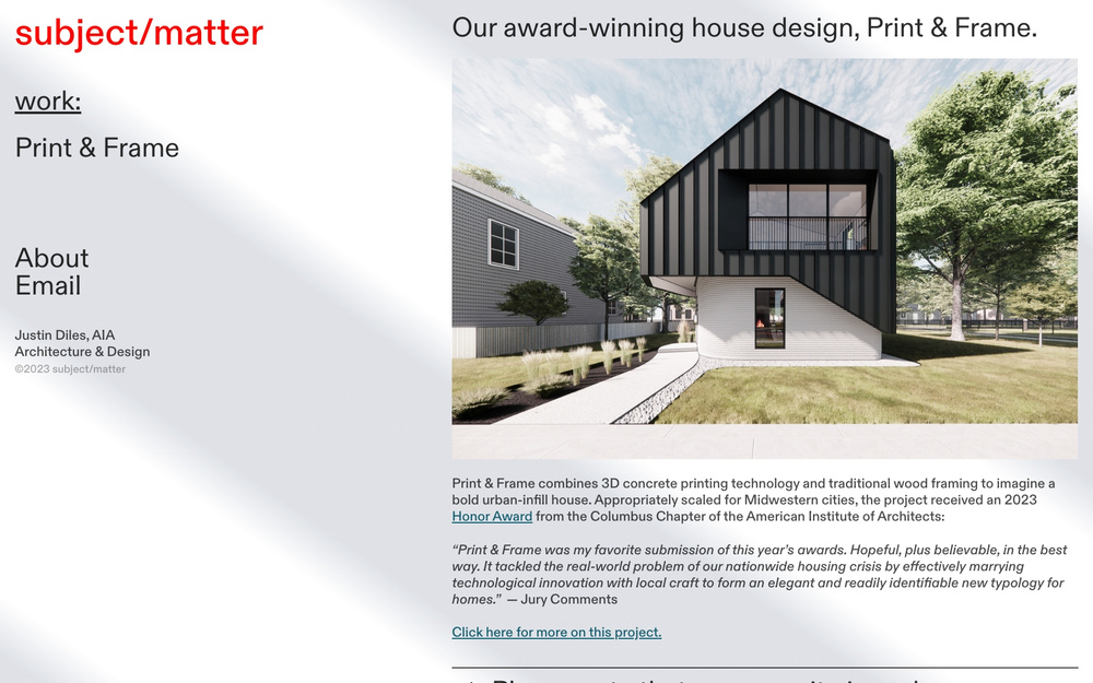 Print & Frame — subject-matter studio