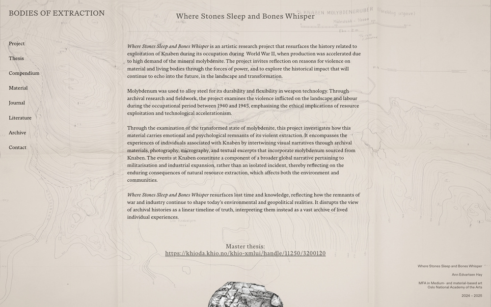 Bodies of Extraction