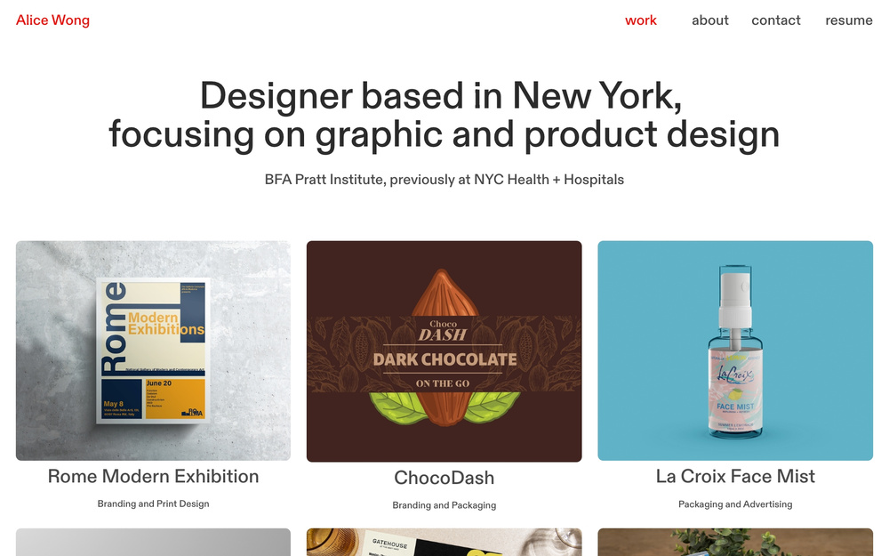 Alice Wong Design Portfolio
