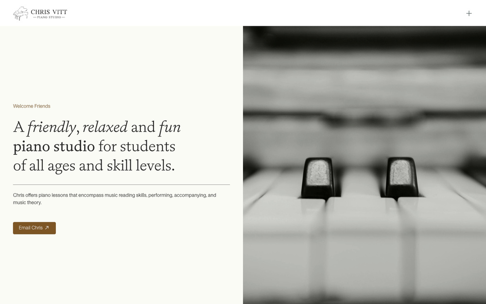 The Studio — Chris Vitt Piano | Piano Teacher Columbia, Missouri