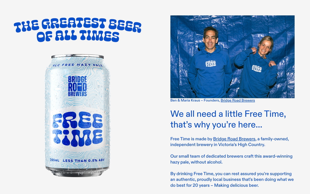 Free Time Alc Free Hazy Pale