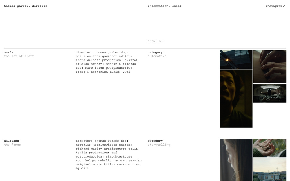 Information — Thomas Garber Director