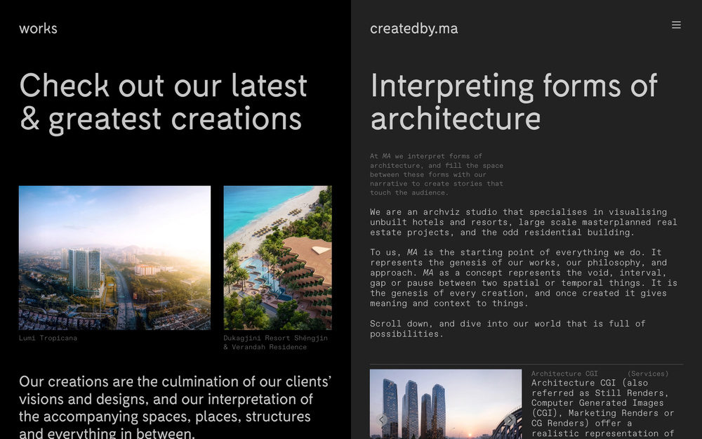 residential & commercial — createdby.ma | © all architecture visualisations & CG animations