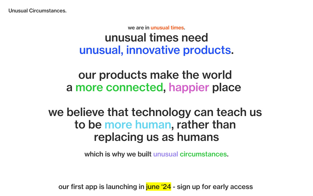 unusual circumstances inc.