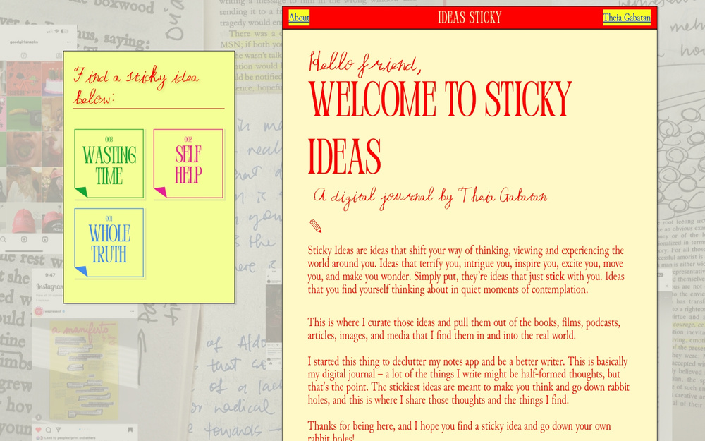 Sticky Ideas