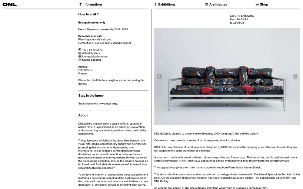 DNL gallery - 75009 Paris, France.