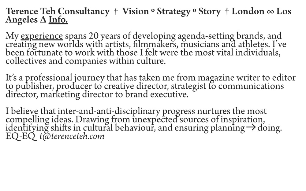 Terence Teh Consultancy