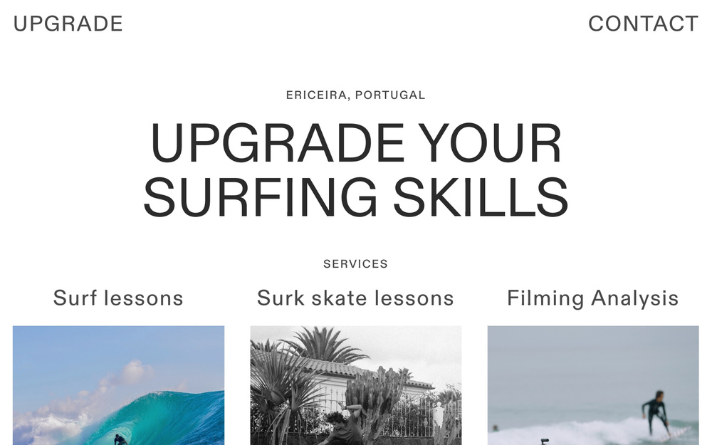 UPGRADE SURFING