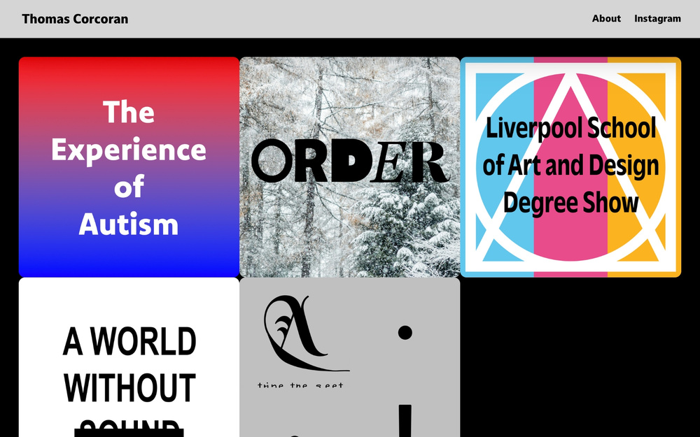 Thomas Corcoran Portfolio