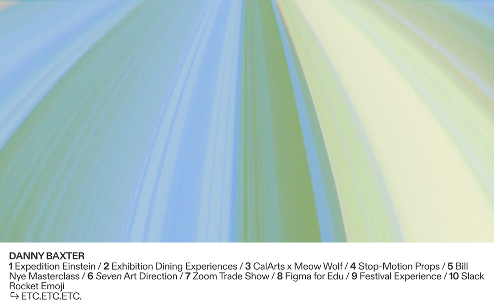 Info — DANNY BAXTER