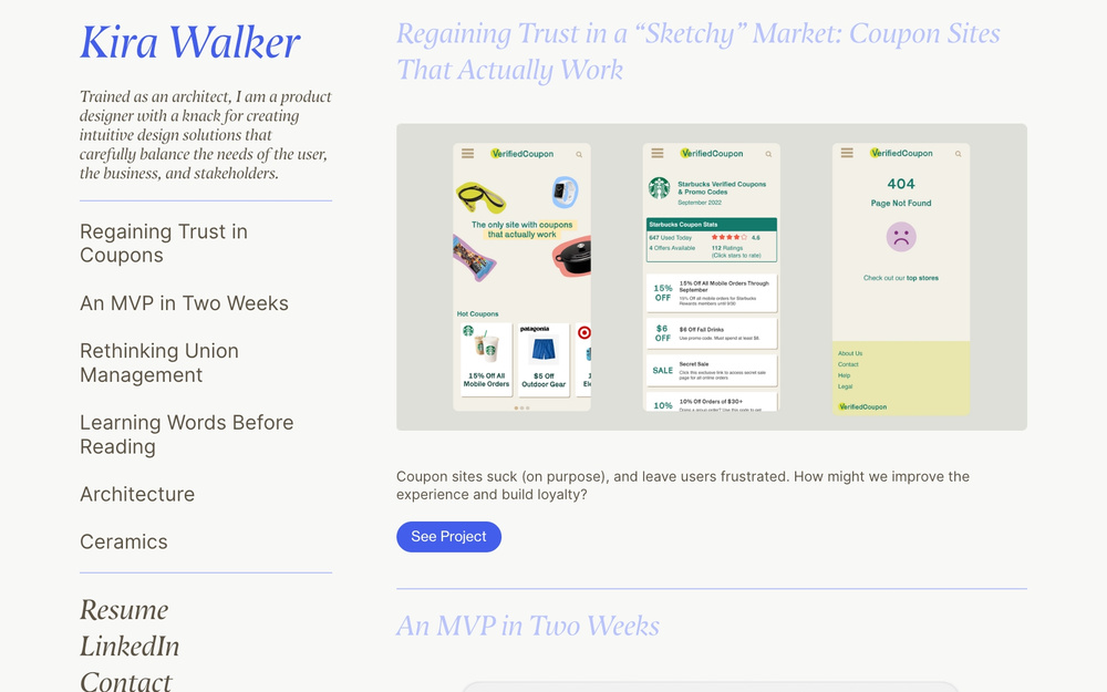 Architecture — Kira Walker - Portfolio