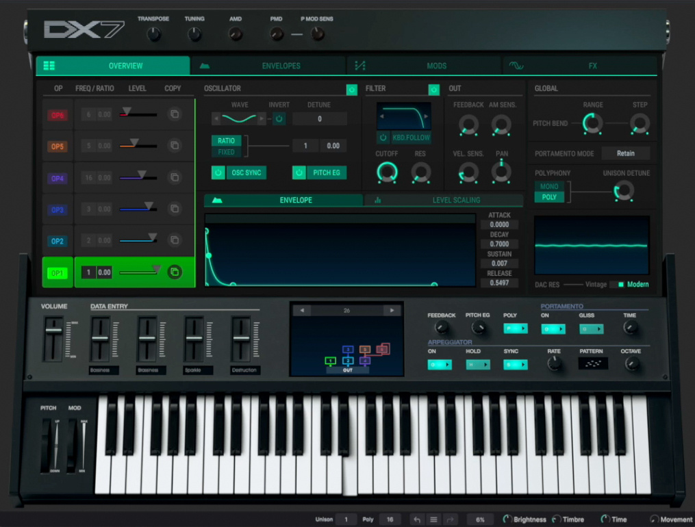 EMBODME - ERAE TOUCH & ARTURIA DX7 — Menex