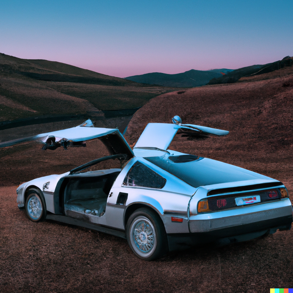 Tesla X DeLorean — Dominic Cardoso