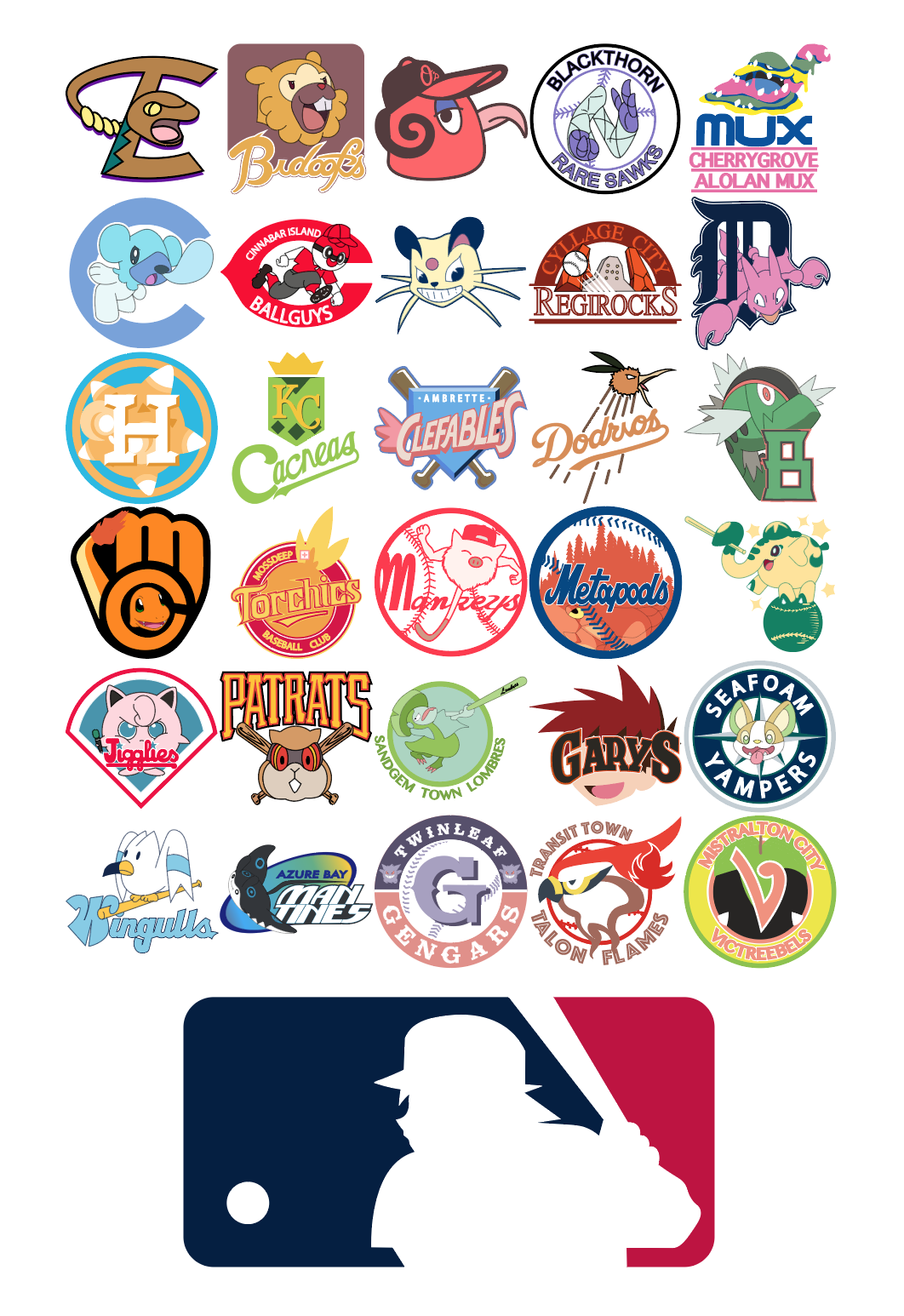 Pokemon NFL Logos — Harrisonpolston.com