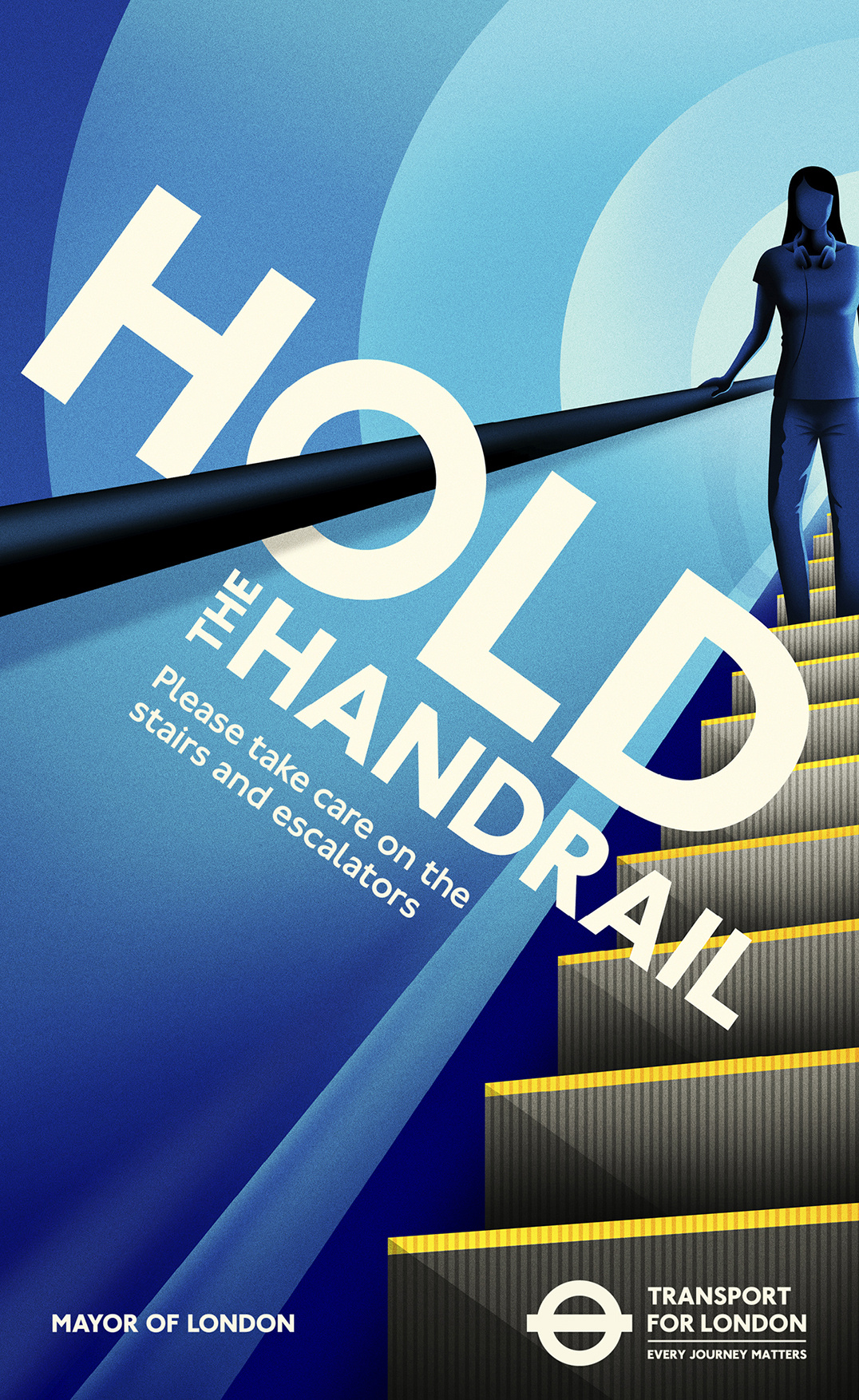 TfL - Safety. Hold The Handrail - tube — Ali Augur