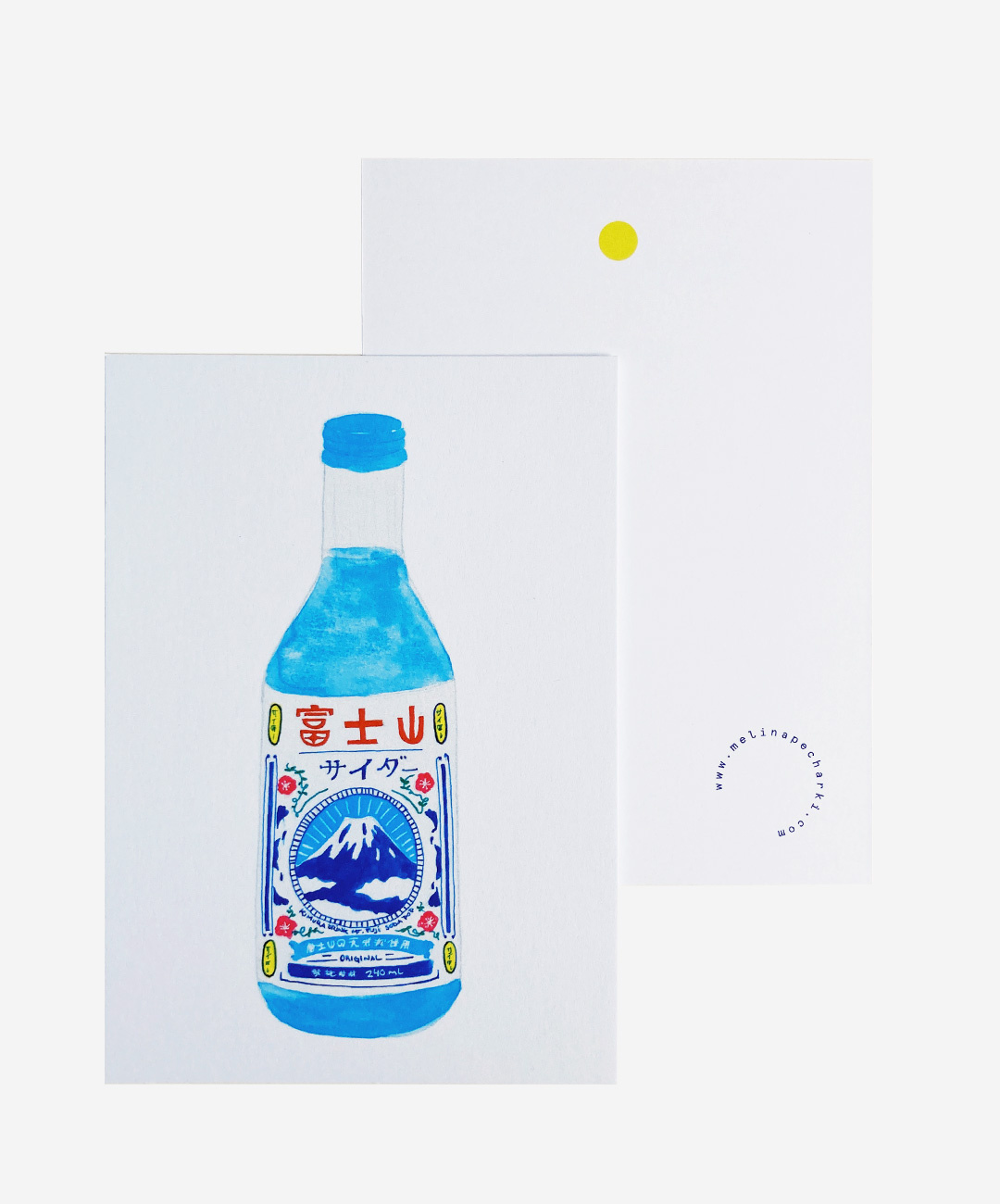 Pocari Sweat Poster A3 — Melina Pecharki