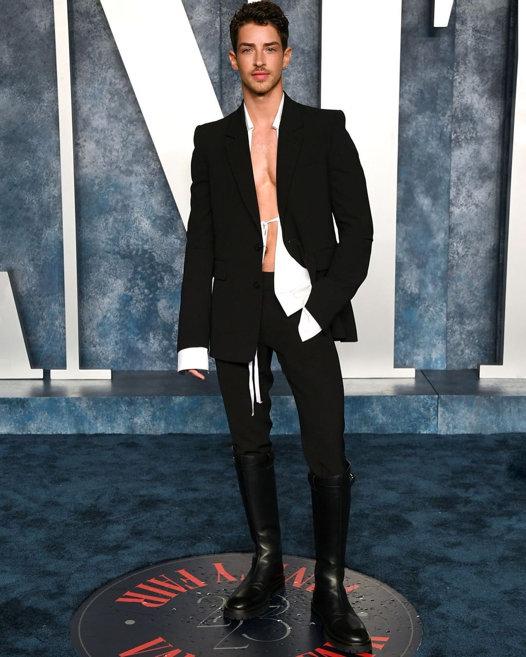 Manu Rios attends the Vanity Fair Oscar Party — Mgmt Prjct