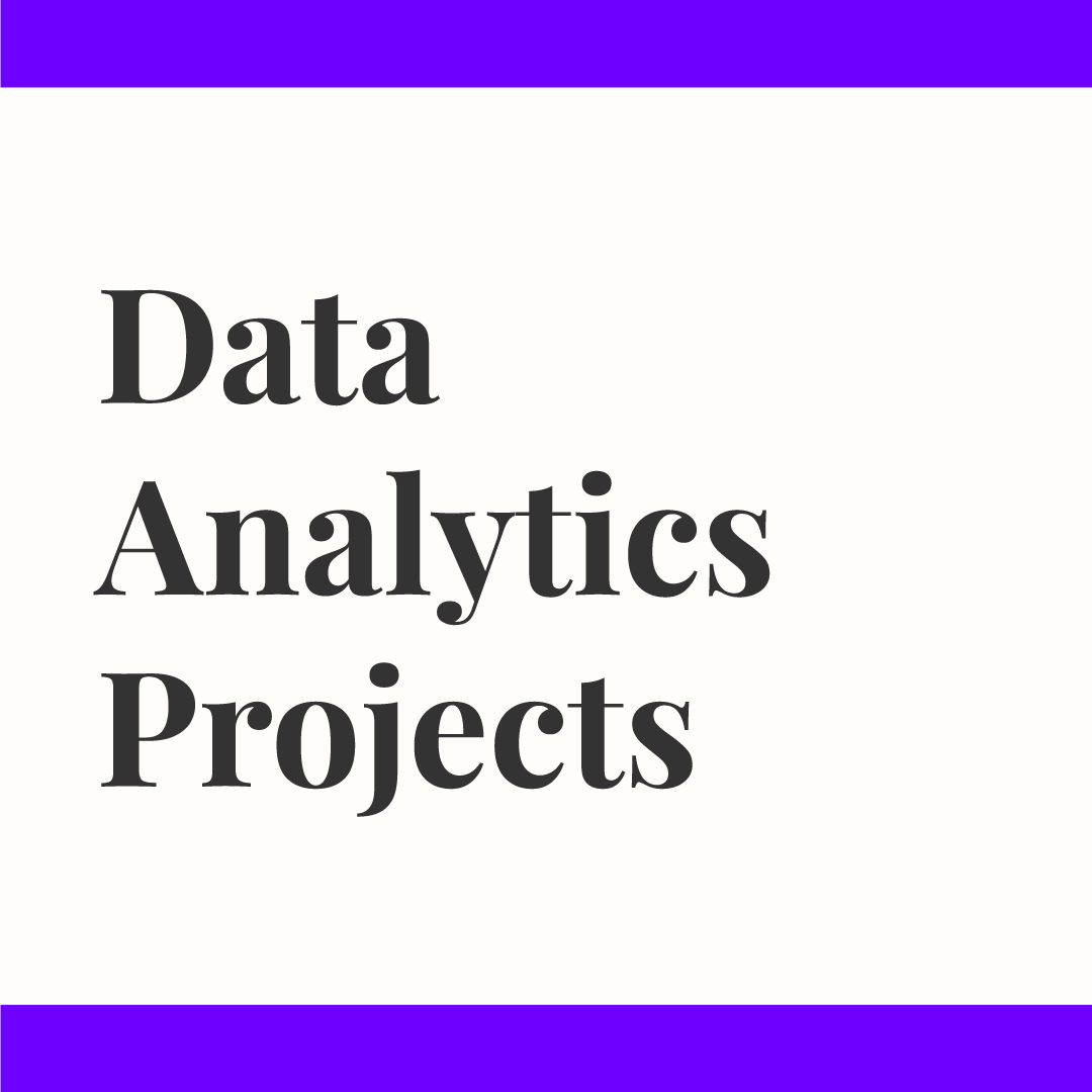 Data Analytics Projects — jackhagley Data Analytics Projects — jackhagley