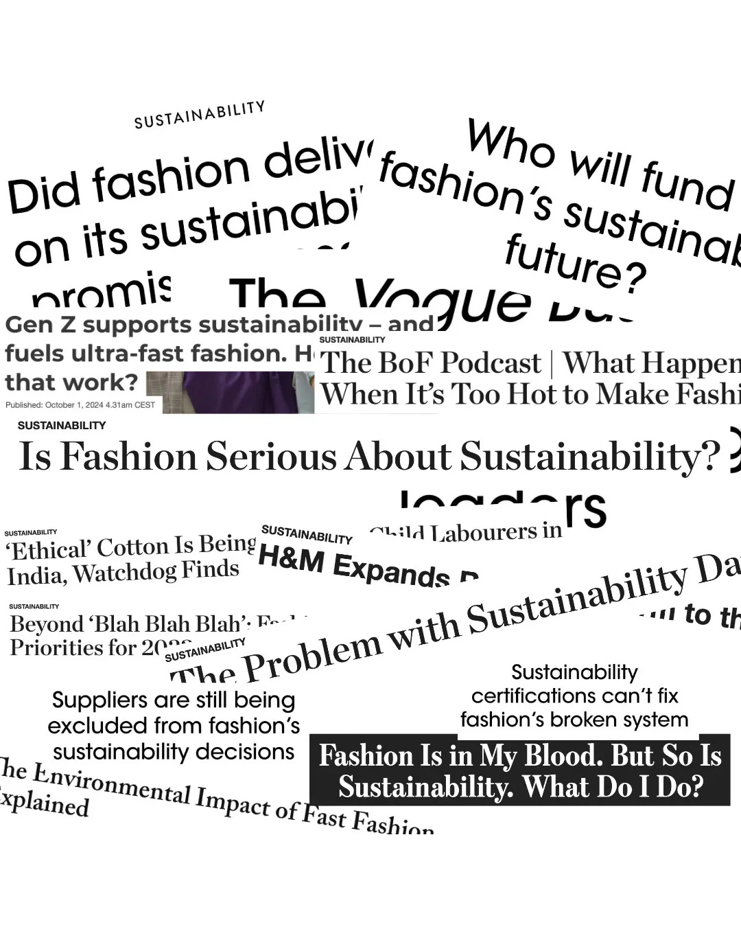 Sustainable fashion mean? — JP Bakkenist - Profile & Creative work