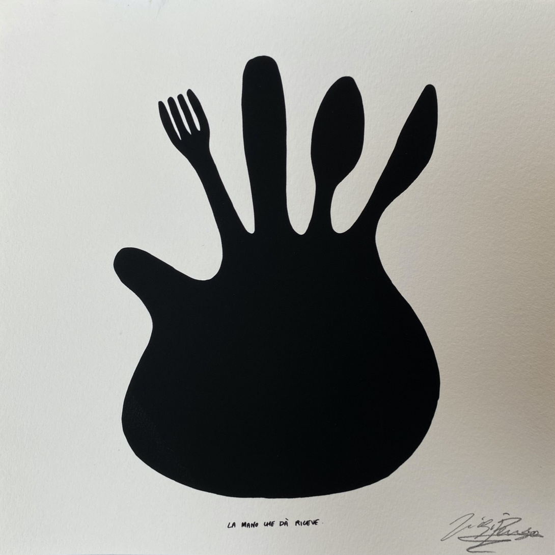 La mano che da riceve — Luigi Pensa