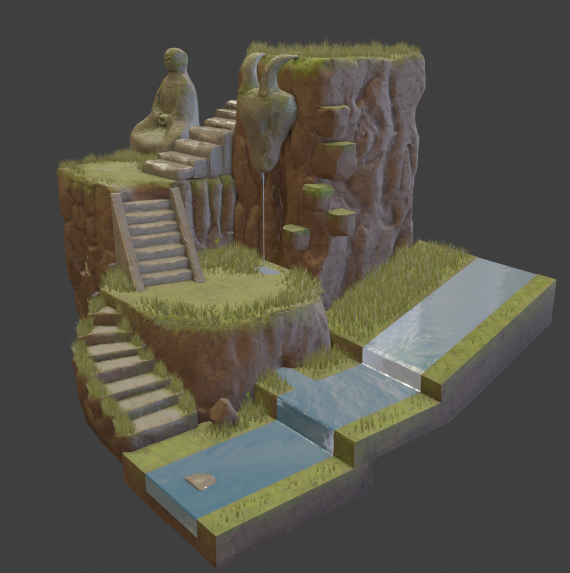 Mountain Diorama — Franklin Logan