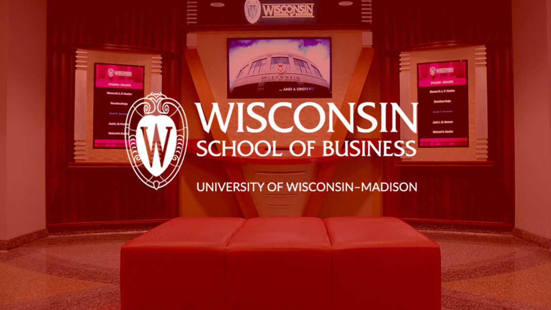 Wisconsin School of Business Donor Display — Matthew Cook