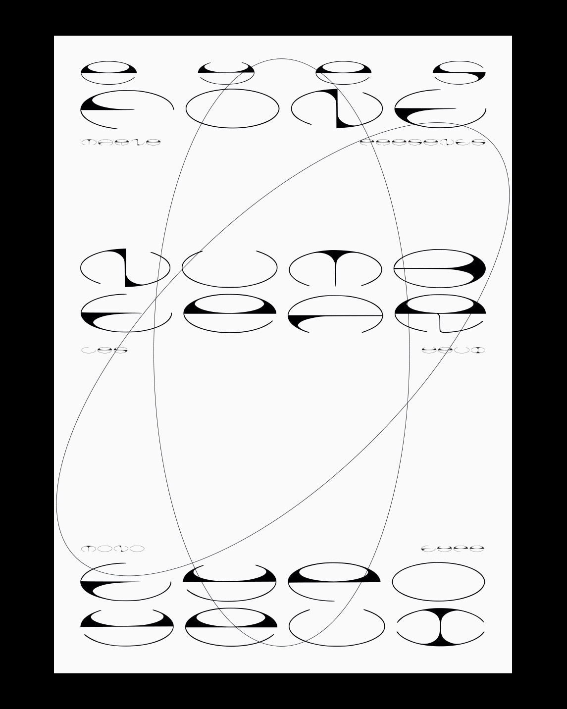 Eyes font — Marie Ducrocq