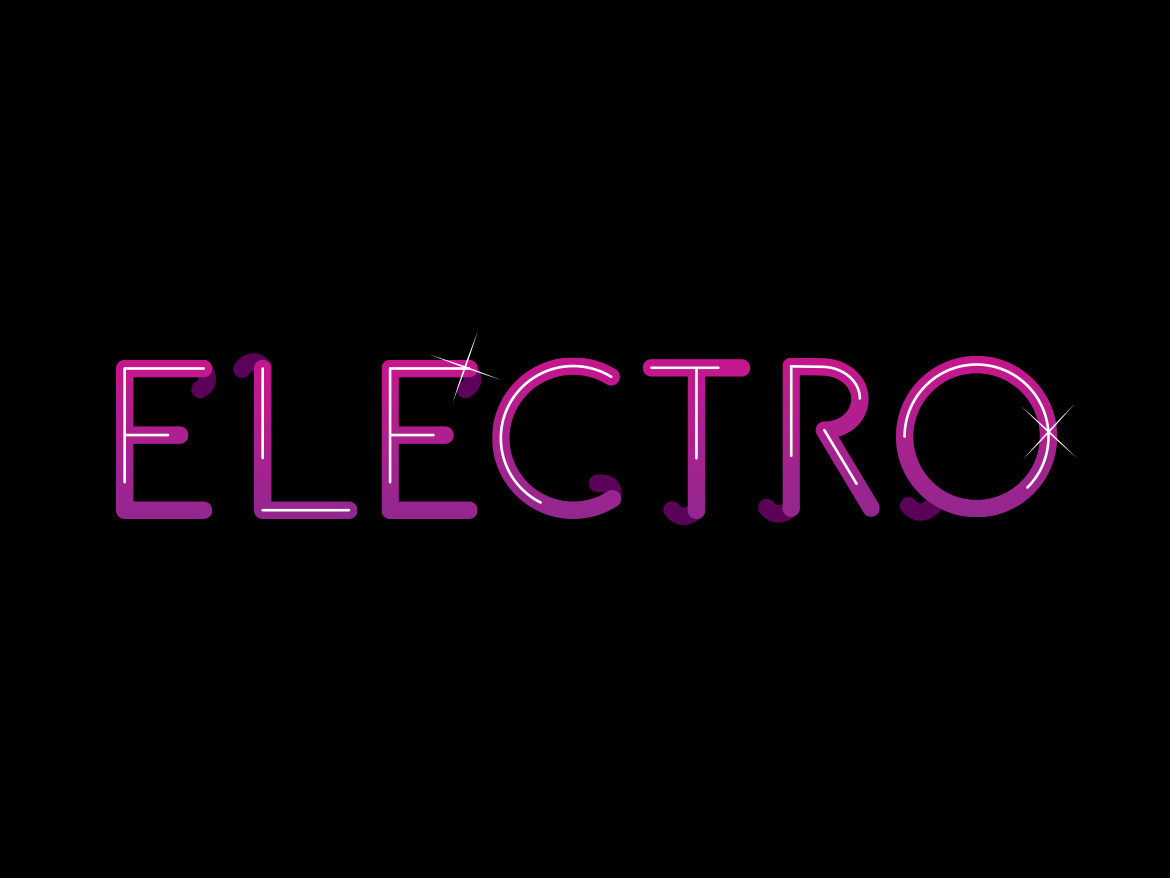 Electro Font — nataliagrosner