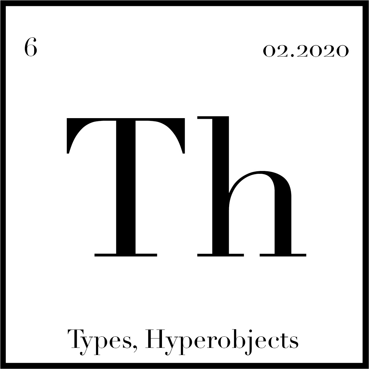 Types, Typologies and Hyper-Objects — Stefano Corbo Architecture and Design