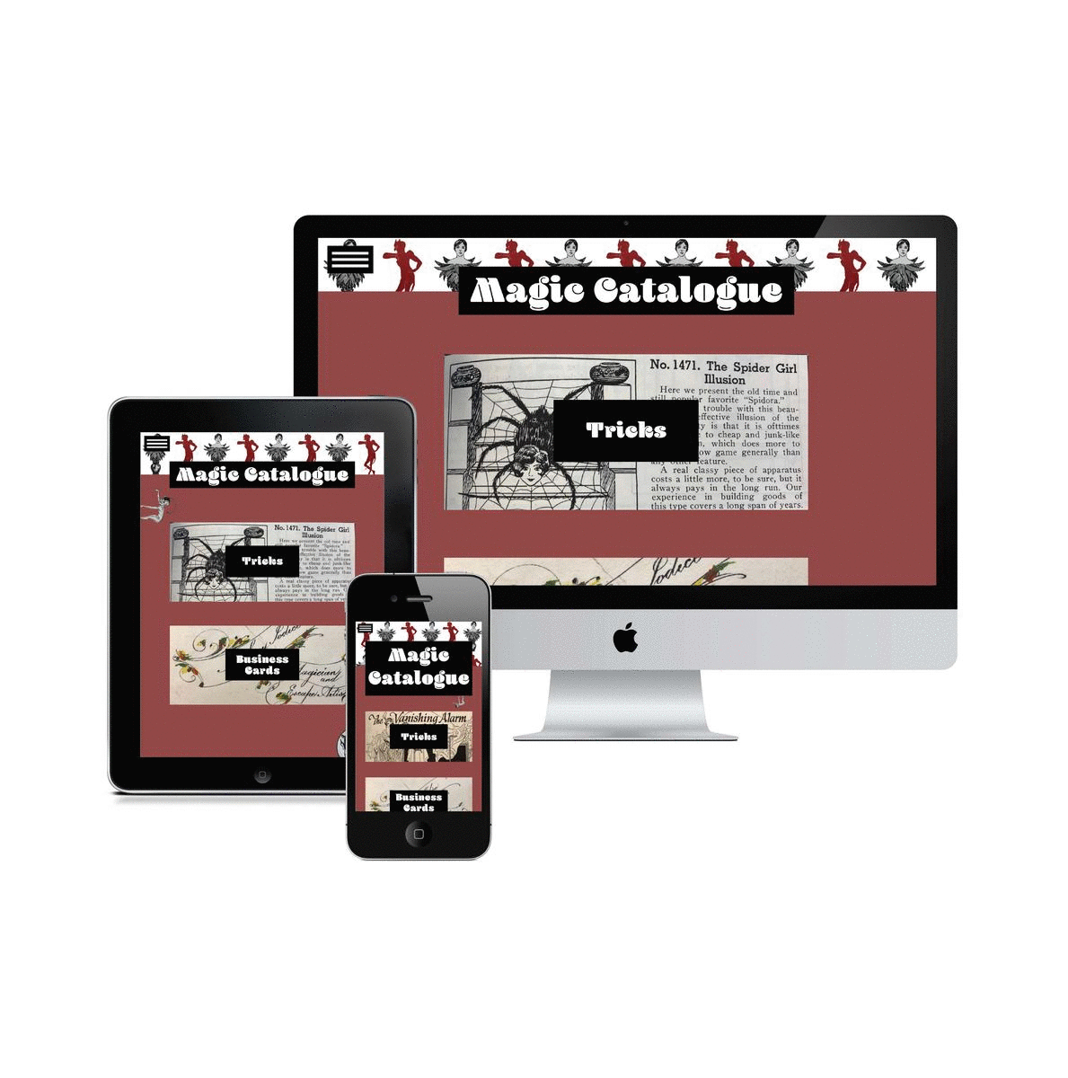 Magic Website Mockup — Kian Motamed-Zaman