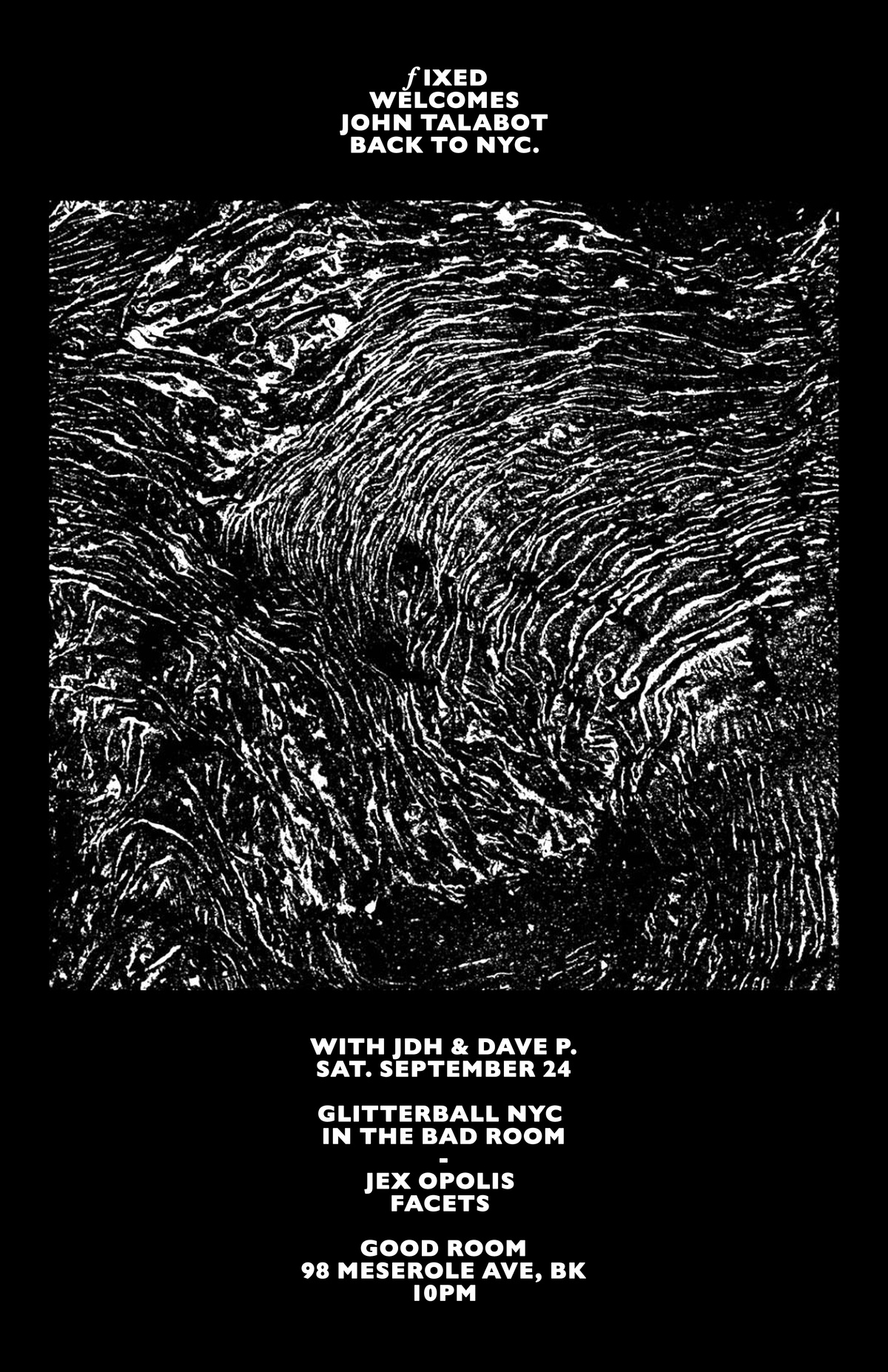 Poster — Fixed: John Talabot — Paul Raffaele