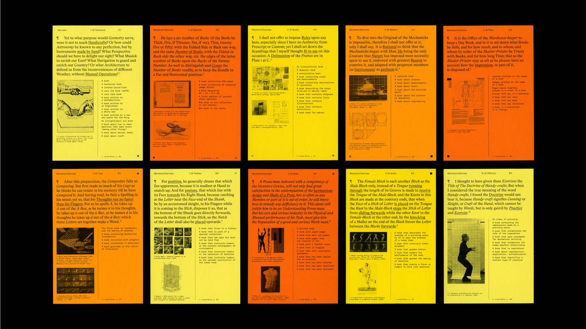 (New) Mechanick Exercises — Rebecca Wilkinson — Designer & Visual Artist