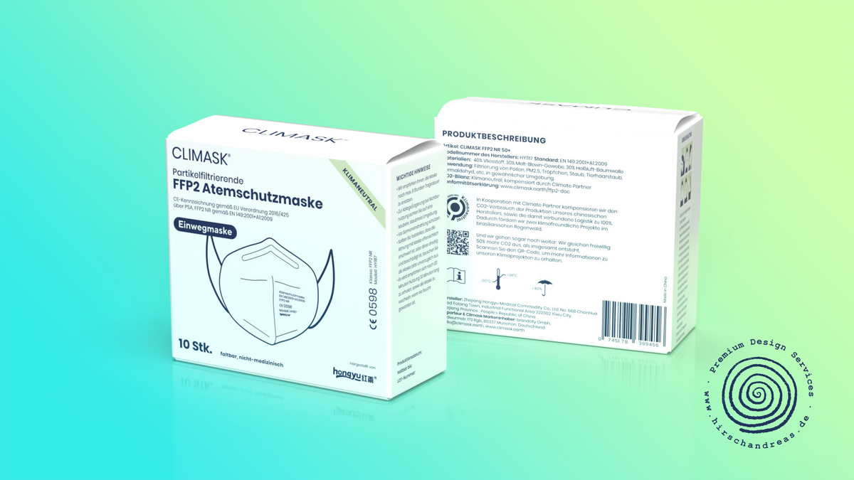 Packaging Design for FFP2 Masks — Designstudio Hirsch Andreas