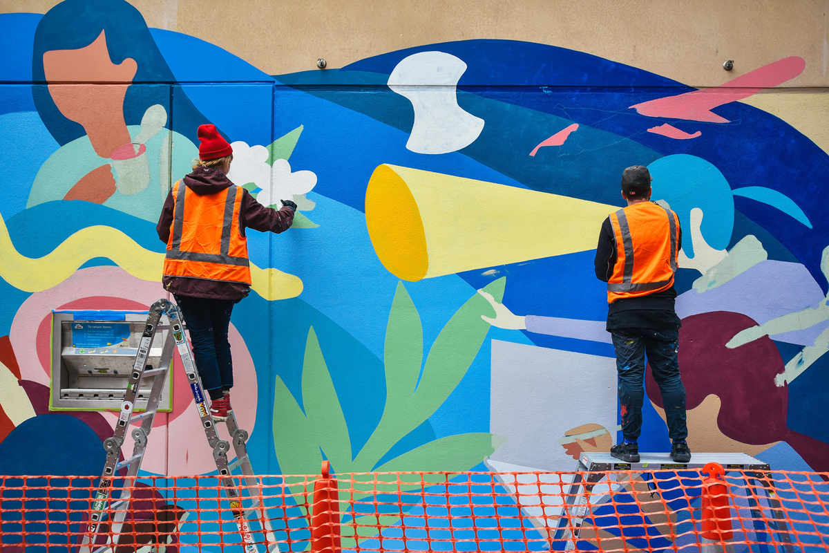 Murals with David Booth (ghostpatrol) — Carla McRae