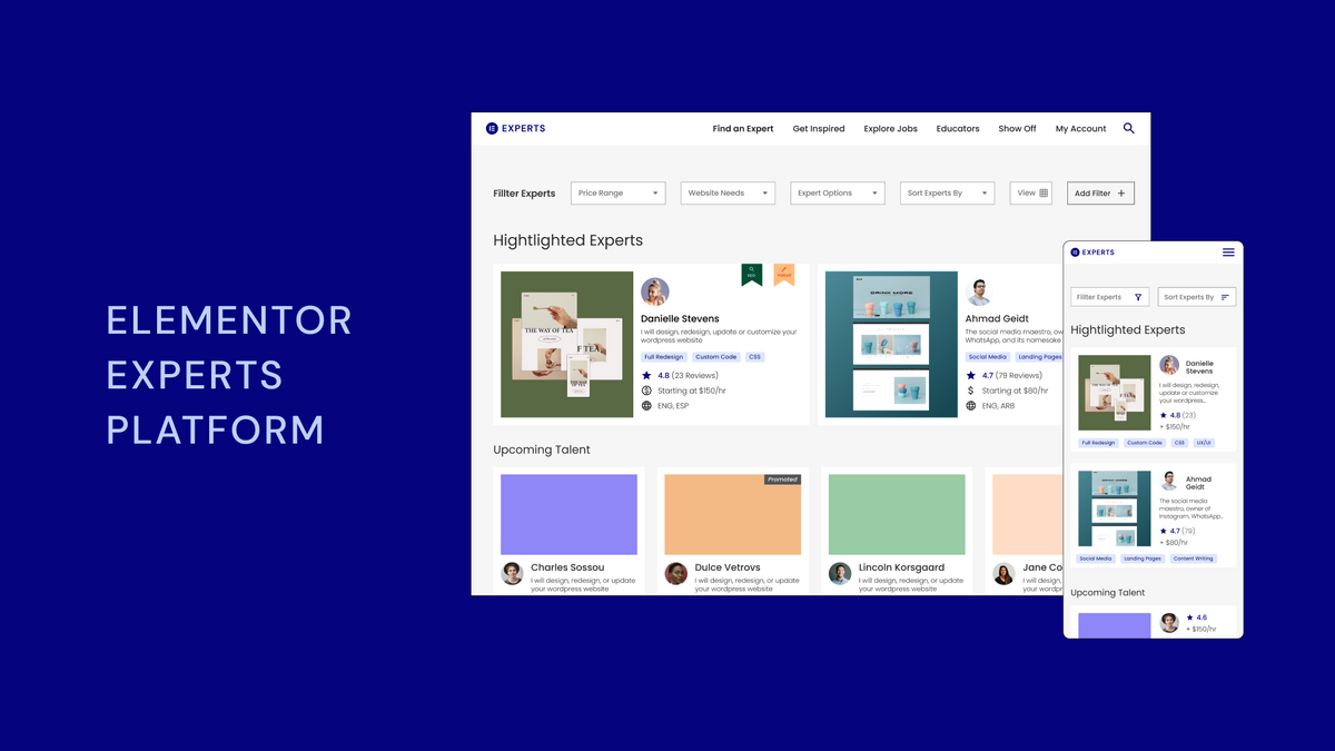 Elementor Experts Platform — Jeyness