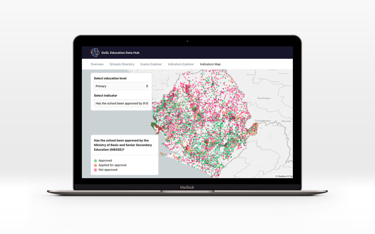 Sierra Leone DSTI Education Data Hub — Calum Hale Design