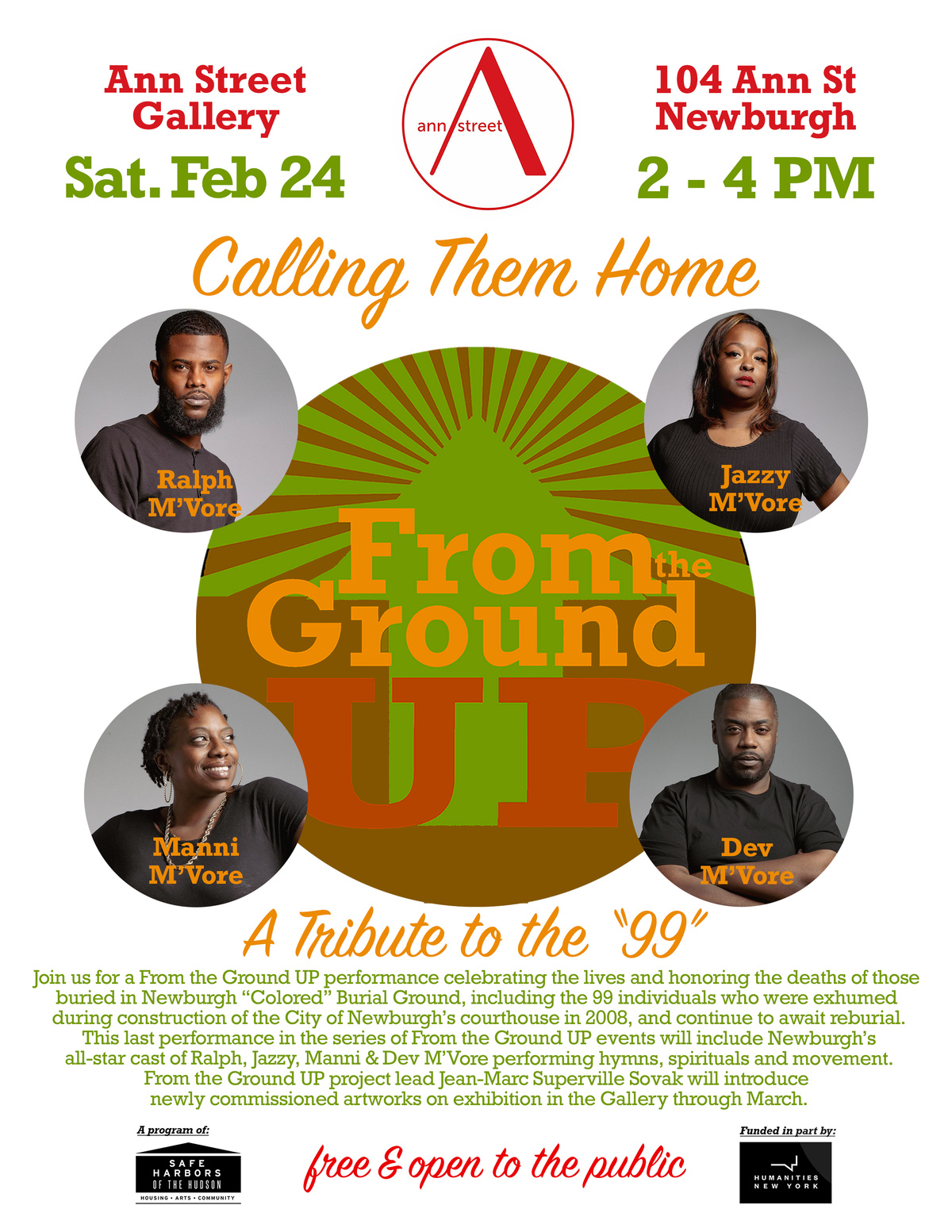 From the Ground UP - Community Gatherings — Ann Street Gallery