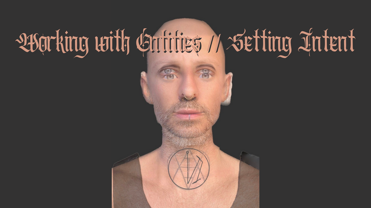 Benjamin Sebastian - Working with Entities // Setting Intent — VSSL studio