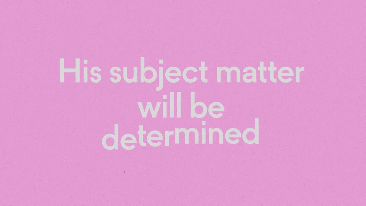 Kinetic Type — Matthew Swan