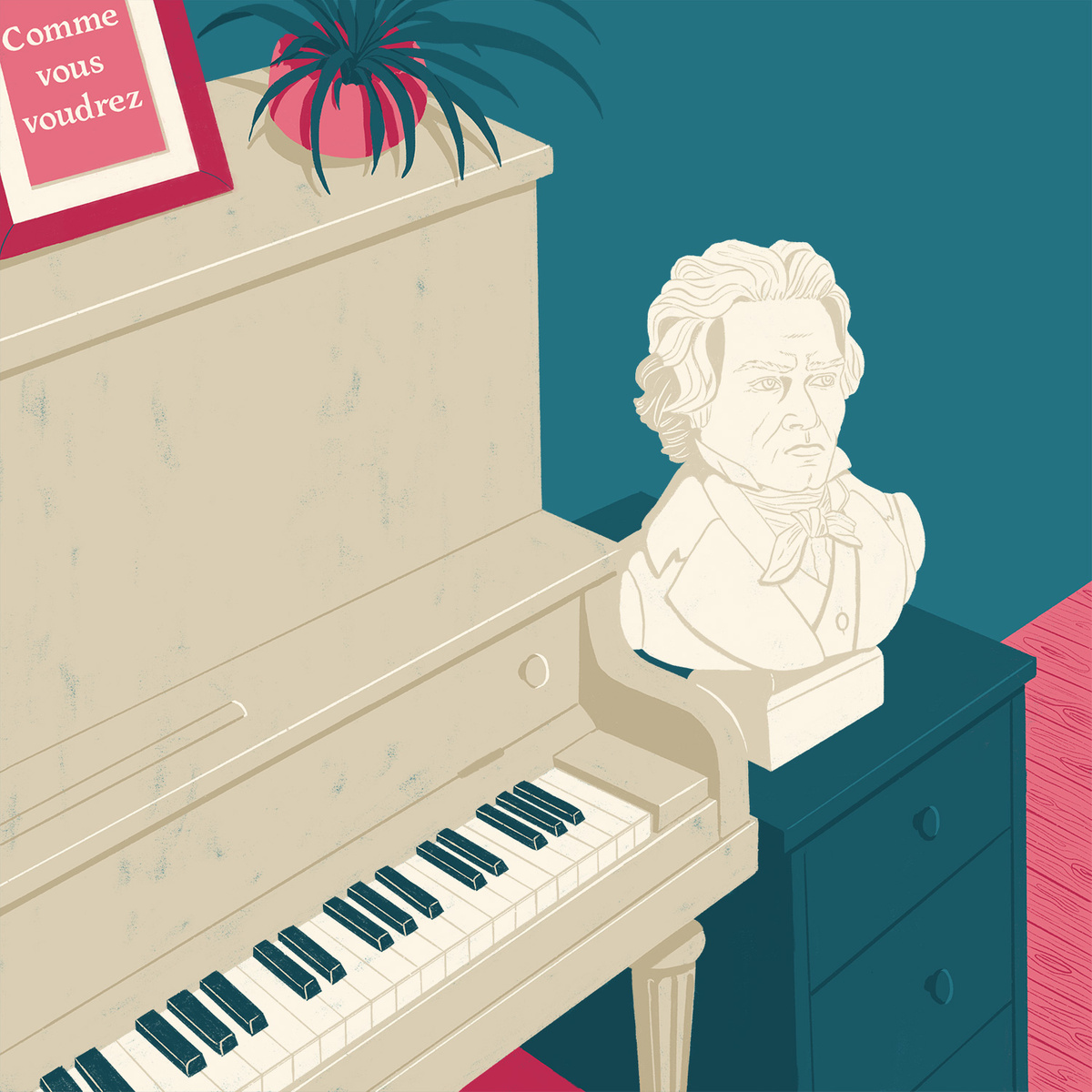 Practising Beethoven | illustration and animation — Judith P. Raynault
