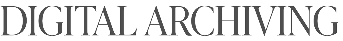 Digital Archiving — Sarah E. Kleinman, PhD