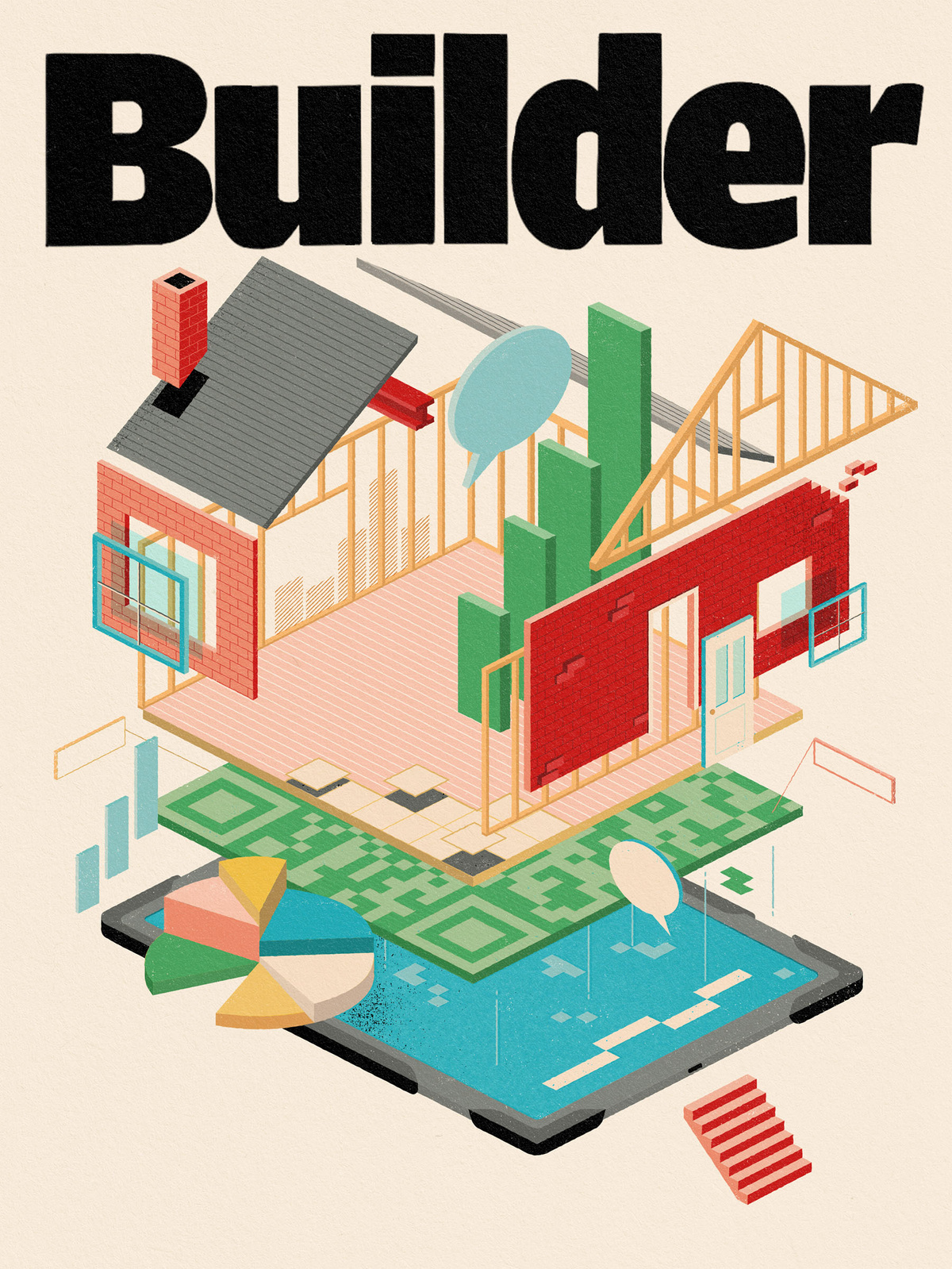 Builder — Mike Ellis Illustration