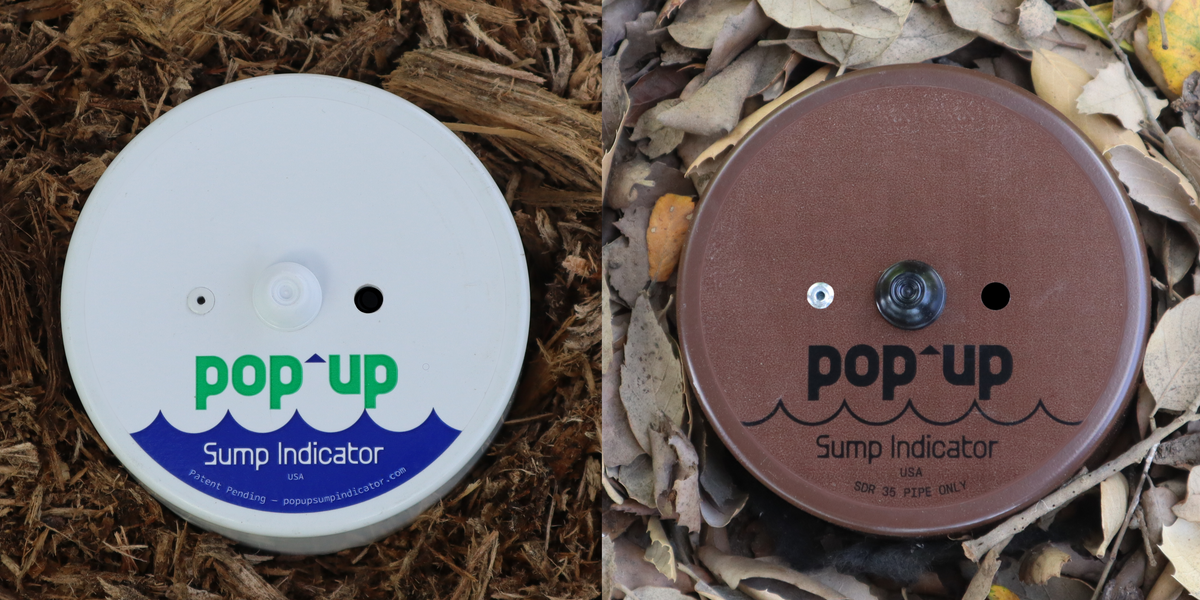 48" Retrofit Cap POP-48-BRN-S — Pop Up Sump Indicator