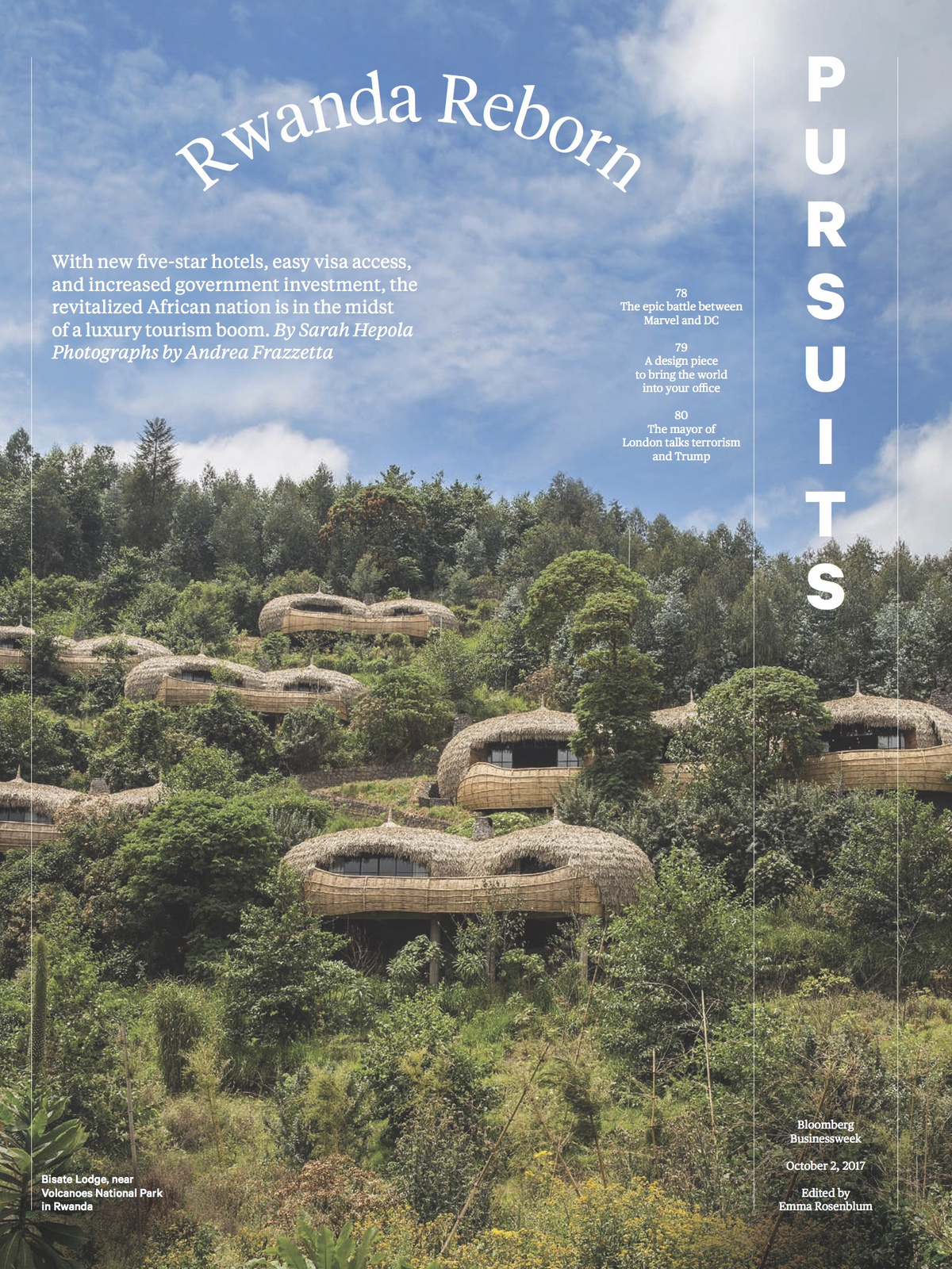 tearsheet: Andrea Frazzetta photographs 'Rwanda Reborn' for Bloomberg ...