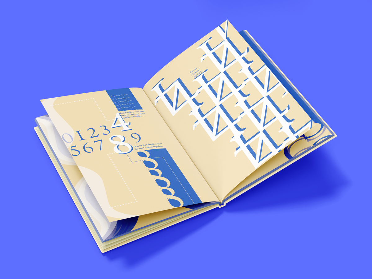 Type Specimen Book Design — RivaNayajuDesign