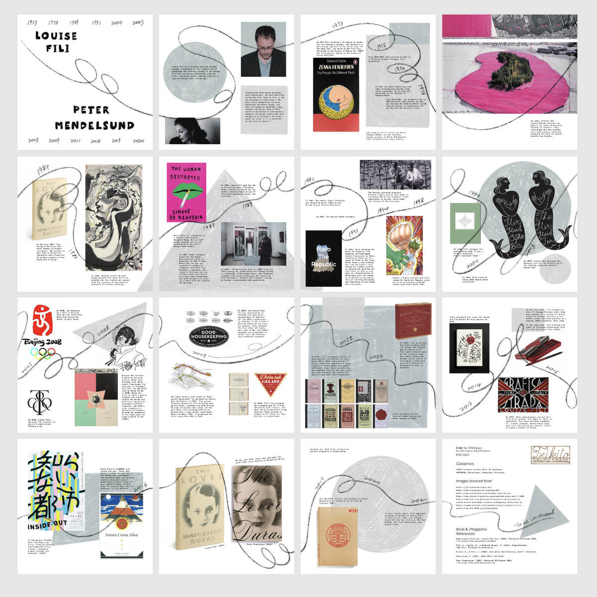 Timeline Zine Design — SHITONG 诗彤