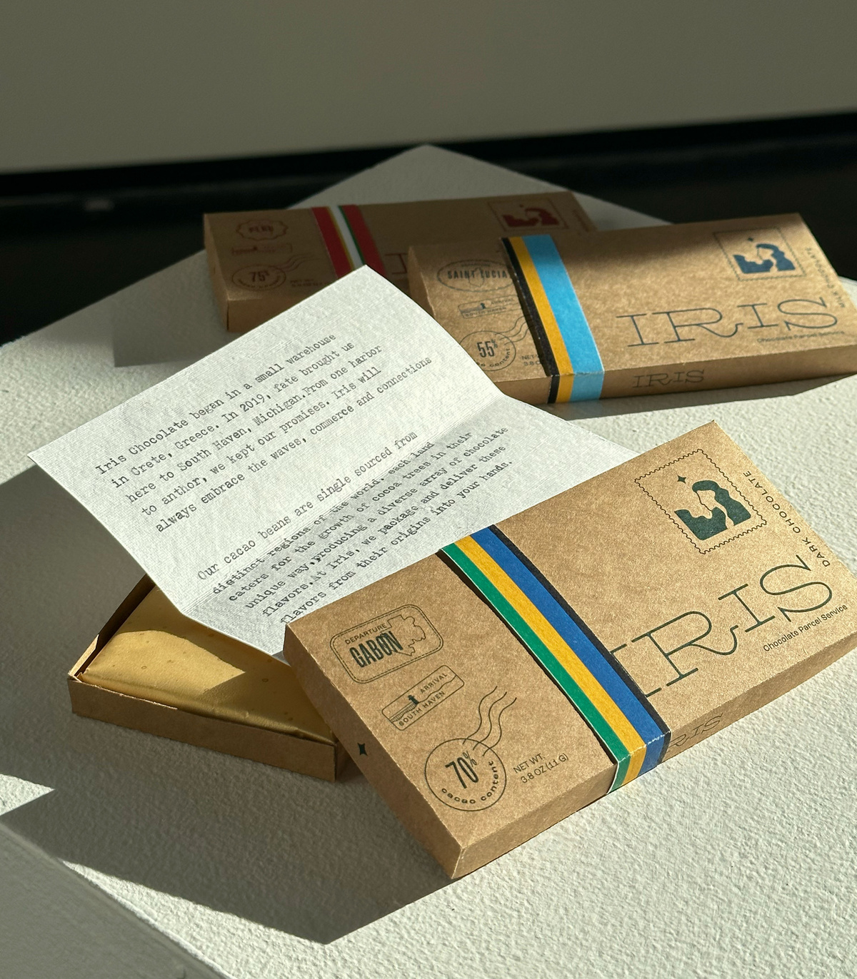 Iris Craft Chocolate Packaging — Chris Zheng Visual Arts