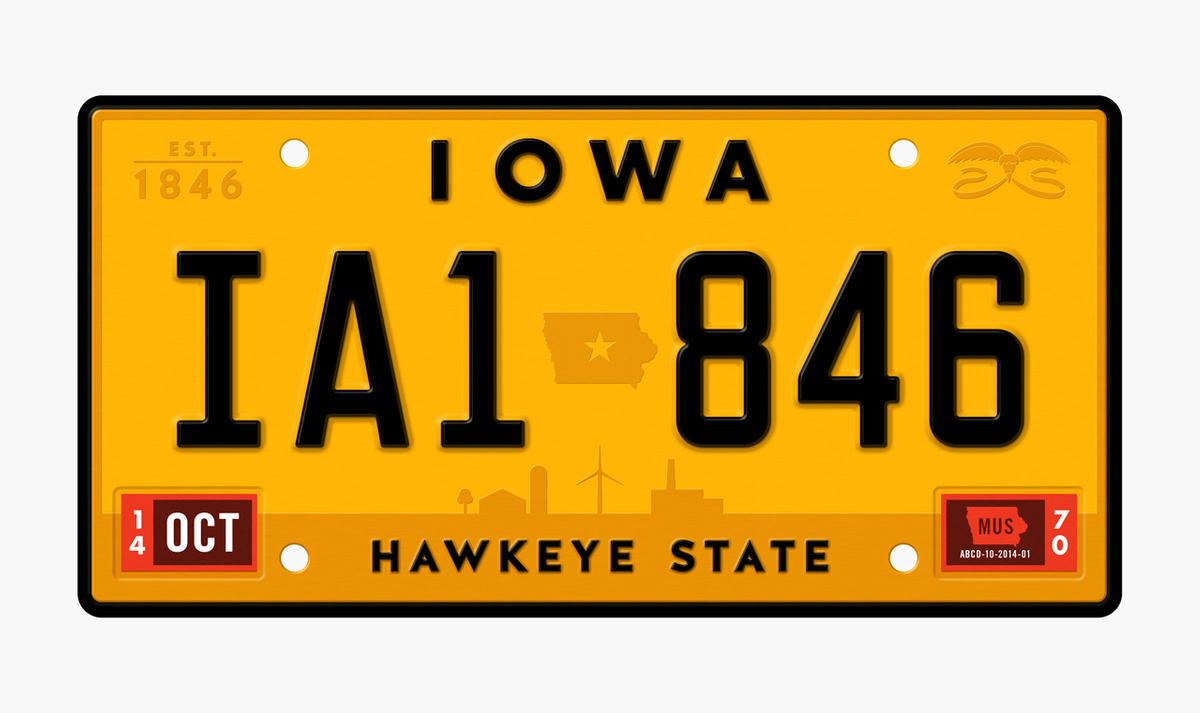 Iowa — State Plates Project