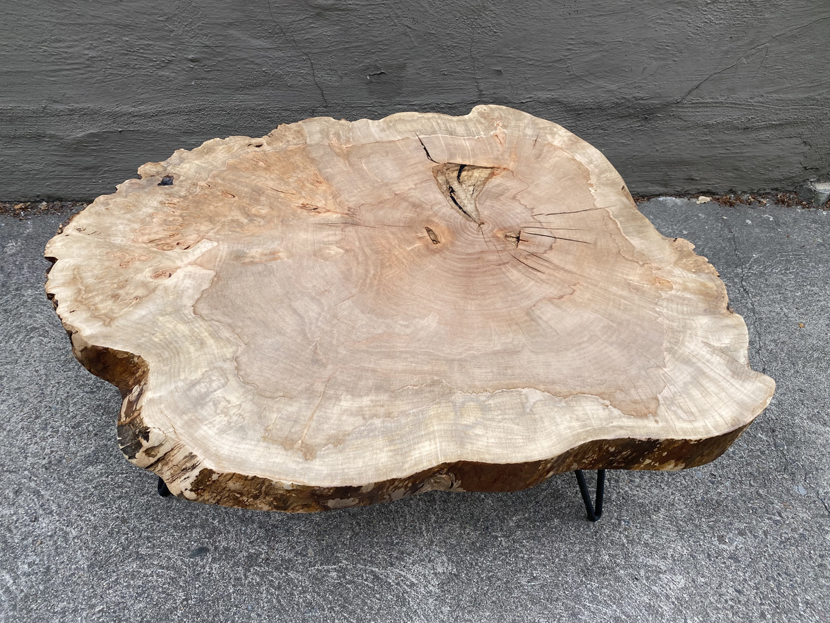 Maple Slab Coffee Table — Ambrose Woodworks